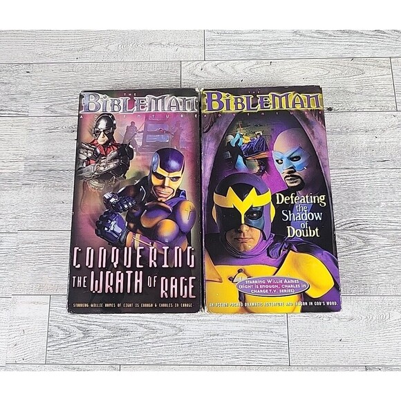 Media | Vintage Bibleman Vhs Lot Defeating Shadow Conquering Wrath ...